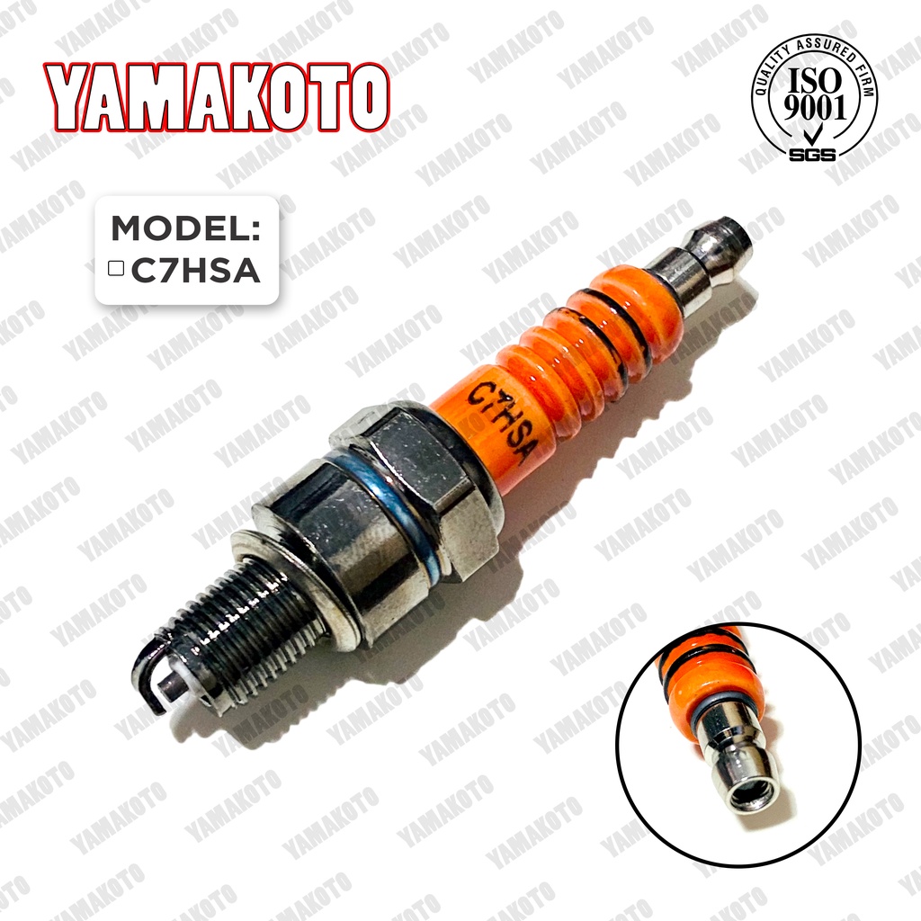 KYMCO AXR 110 | SPARK PLUG C7HSA YAMAKOTO ORIGINAL |COD | Shopee ...