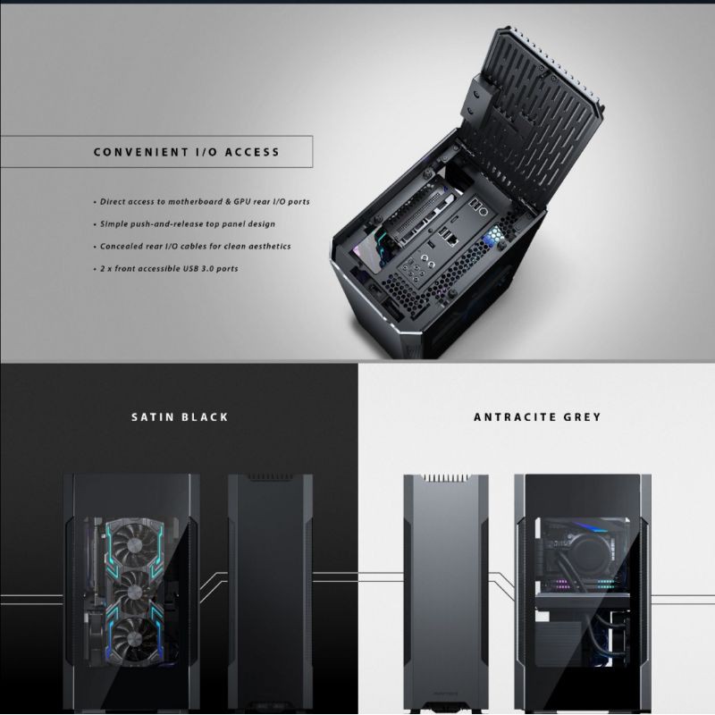 Phanteks Evolv Shift 2 / Shift 2 Air ITX Desktop Computer PC Case ...