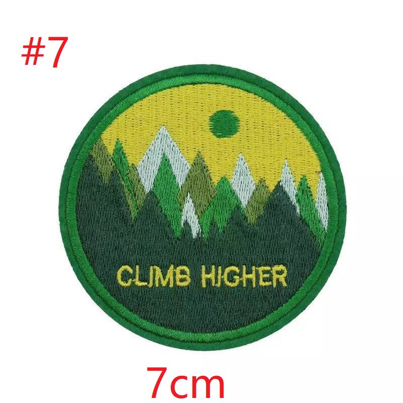 computer embroidery badge patch DIY handmade embroidered cloth patch ...