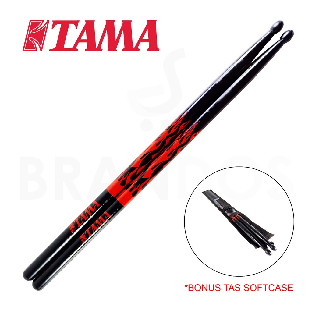 Tama Fire Drum Stick BONUS Softcase Bag STKD-13 Drum Stick | Shopee ...