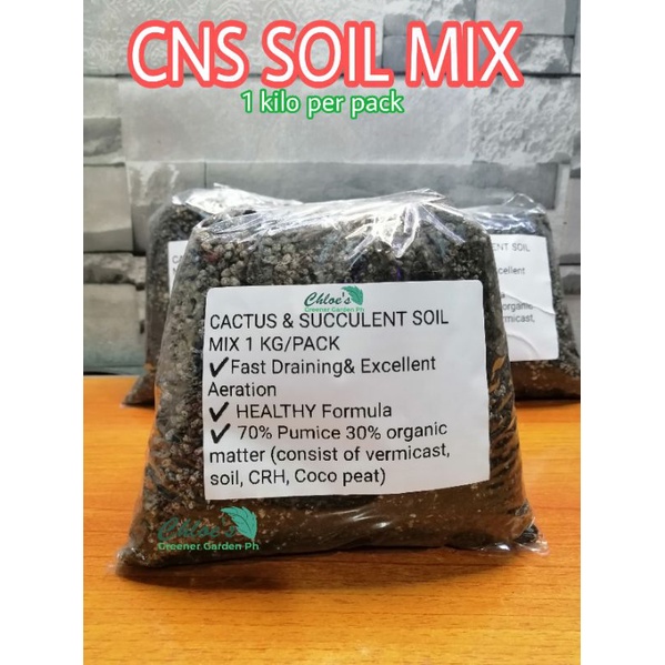 CNS SOIL MIX (1 KILO) best soil mix for CACTUS AND SUCCULENT ANTI ROOT ...
