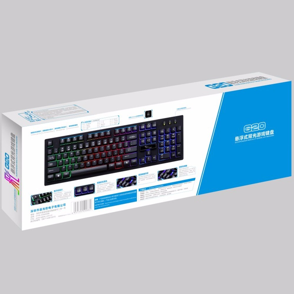 G20 LED RGB Leopard Gaming Keyboard | Shopee Philippines