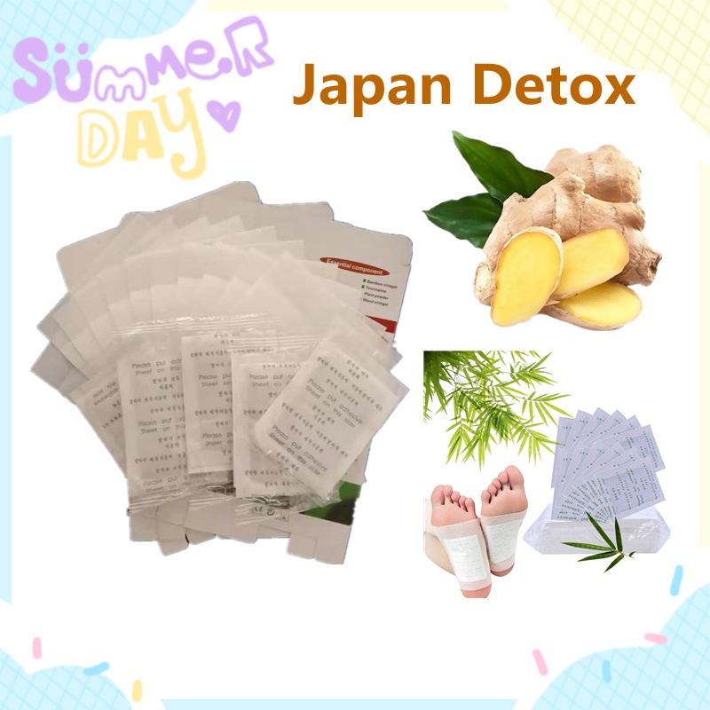 1Box(10pcs)Organic Health foot patch remove toxins ginger foot detox ...