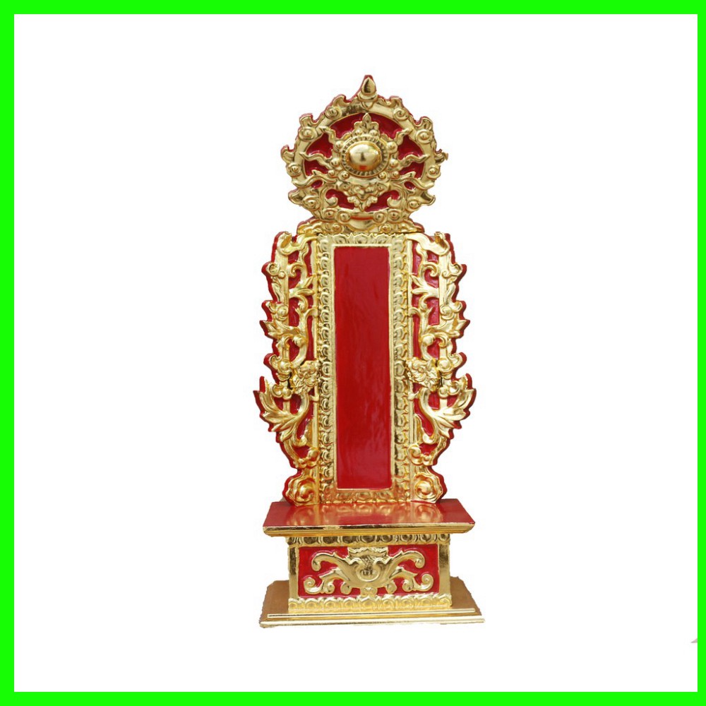 Moon-faced tablet for worshiping ancestors - Jackfruit wood altar ...