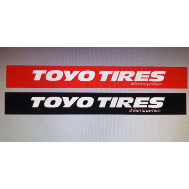 Toyo tires windshield banner | Shopee Philippines