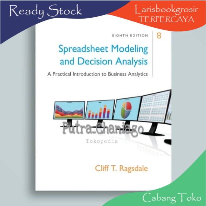 Spreadsheet Modeling and Decision Analysis 8th Edition by Ragsdale 8 | Shopee Philippines