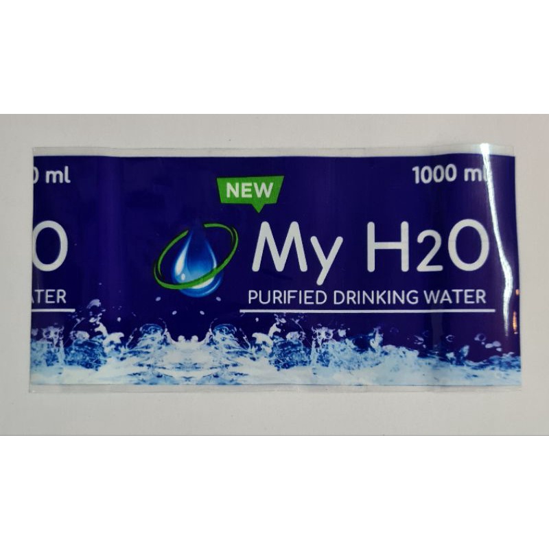 MY H2O GENERIC SHRINKABLE PET BOTTLE LABEL | Shopee Philippines