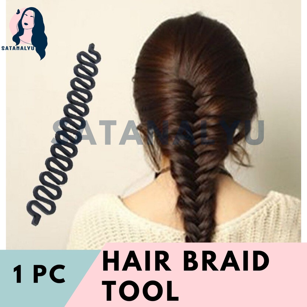 1pc Hair Braiding Tool Braider Roller Women Braid Holder Clip Girl Wave ...