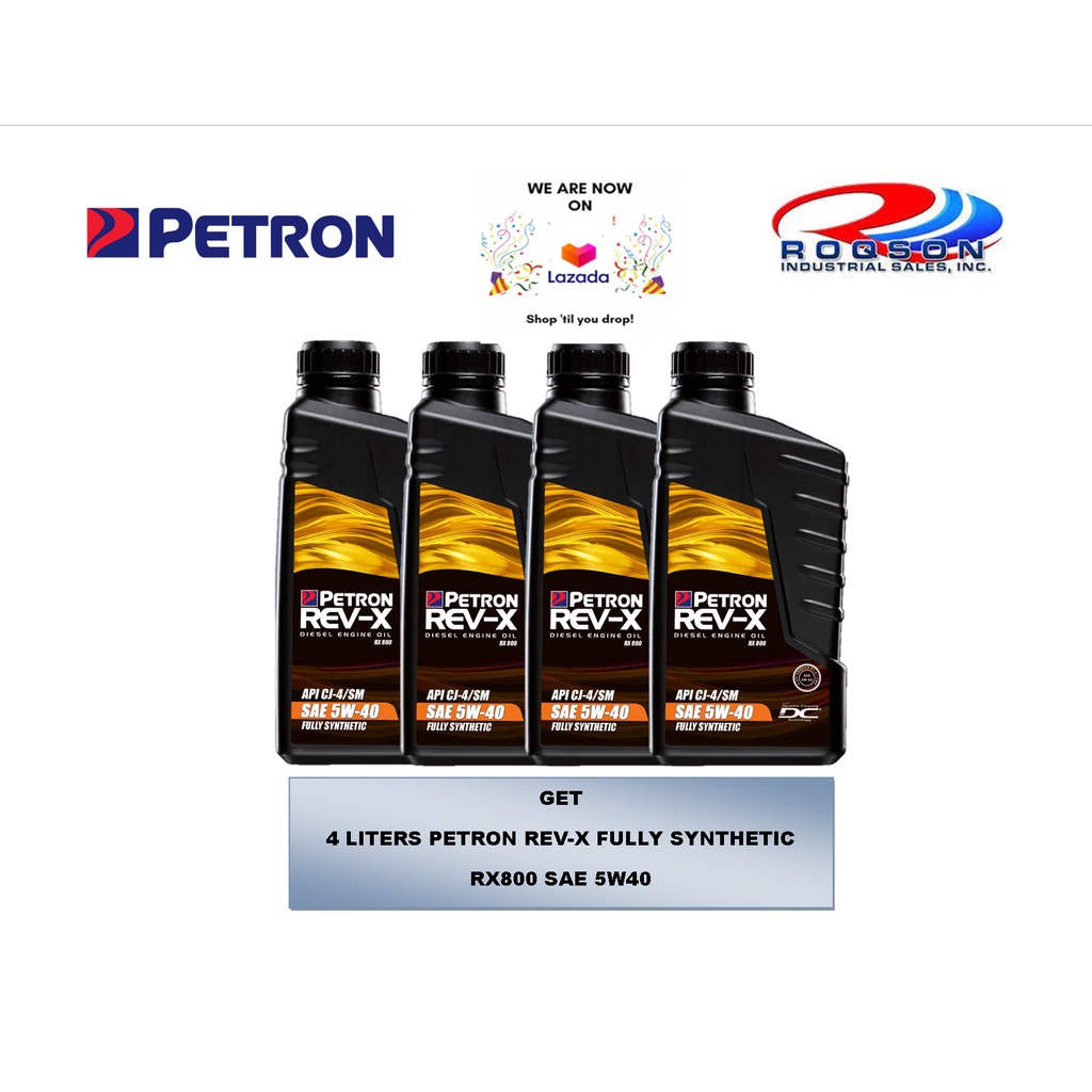 PETRON REV-X RX800 FULLY SYNTHETIC (ALL TERRAIN) DIESEL ENGINE OIL SAE ...
