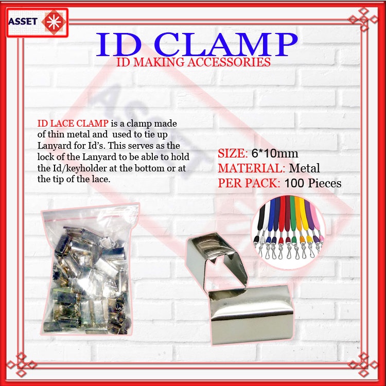 ID CLAMP FOR ID LACE MAKING ( 100 PIECES ) | Shopee Philippines