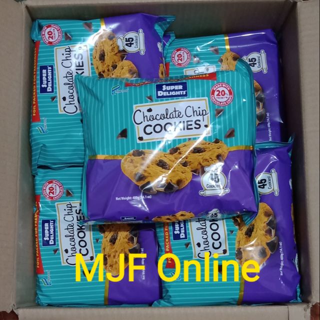 (16PCS.) Super Delights Chocolate Chip Cookies 400g. | Shopee Philippines