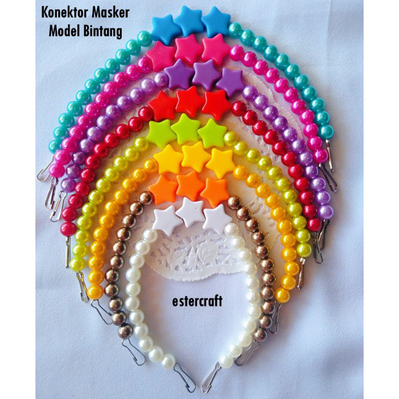 Pearl mask Connector / hijab Connector / hijab mask Connector ...