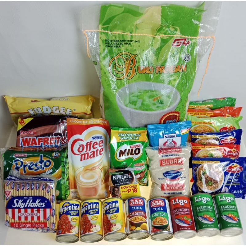 Grocery Package ( Rice with Essentials Package ) | Shopee Philippines