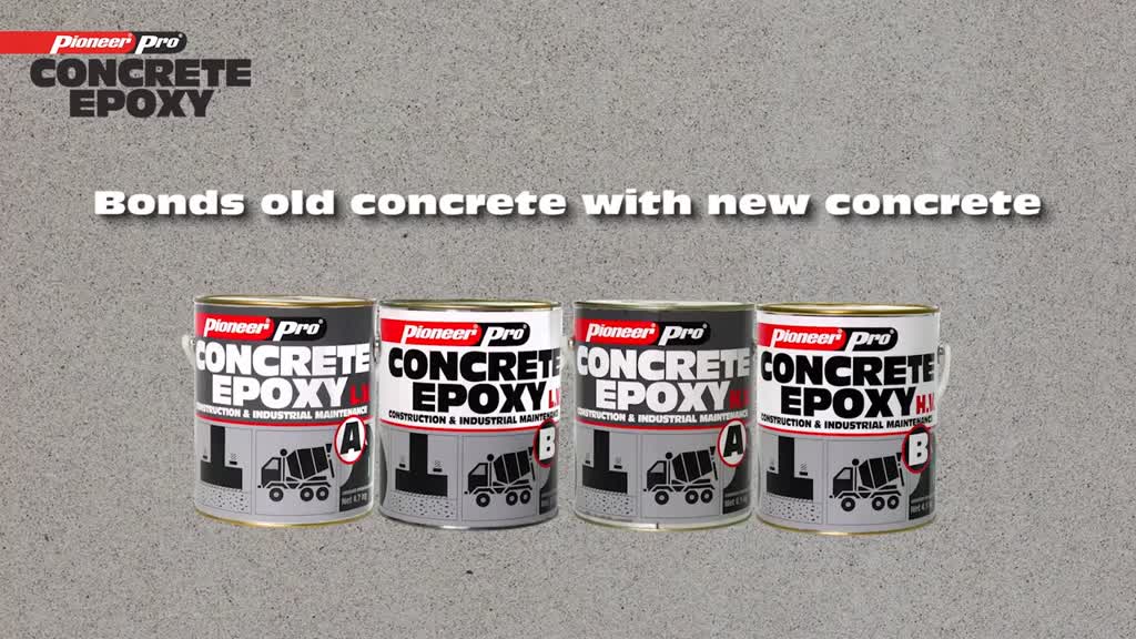 PIONEER PRO Concrete Epoxy High Viscosity H.V. HV / Low Viscosity L.V. LV - 1L | Shopee Philippines