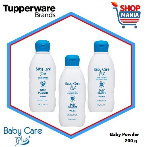 Buy 2 Get 1 Baby Care Plus+ White Baby Powder 200g | Shopee Philippines