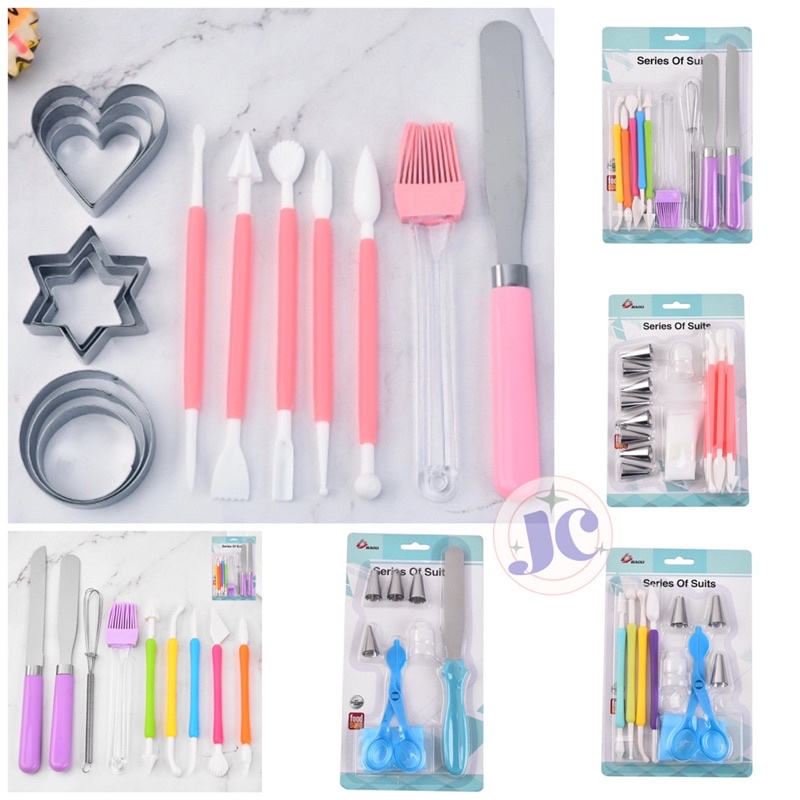 Baking Tools Set For Beginners Baking Supplies Set Spatula Set Fondant ...