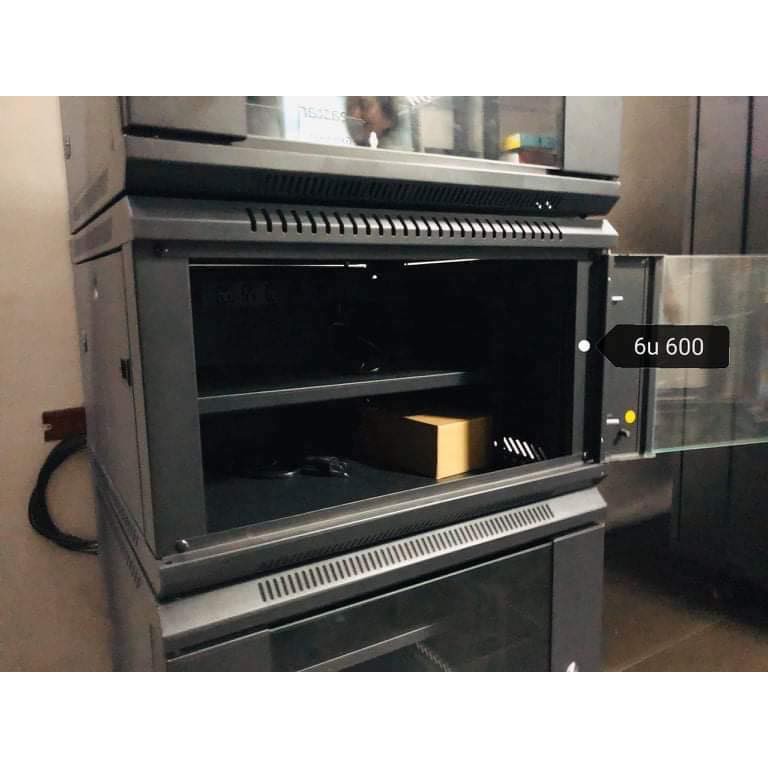 6U by 450/600 Network Data Cabinet Heavy duty with Metal PDU and Tray ...