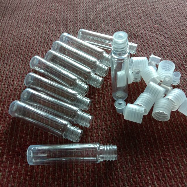 3ml Tester Vials 10pcs / Pet bottle Slim type w/inner plug | Shopee ...