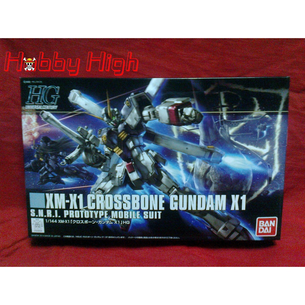 Bandai High Grade (HGUC) 1/144 Scale XM-X1 Crossbone Gundam X1 | Shopee ...