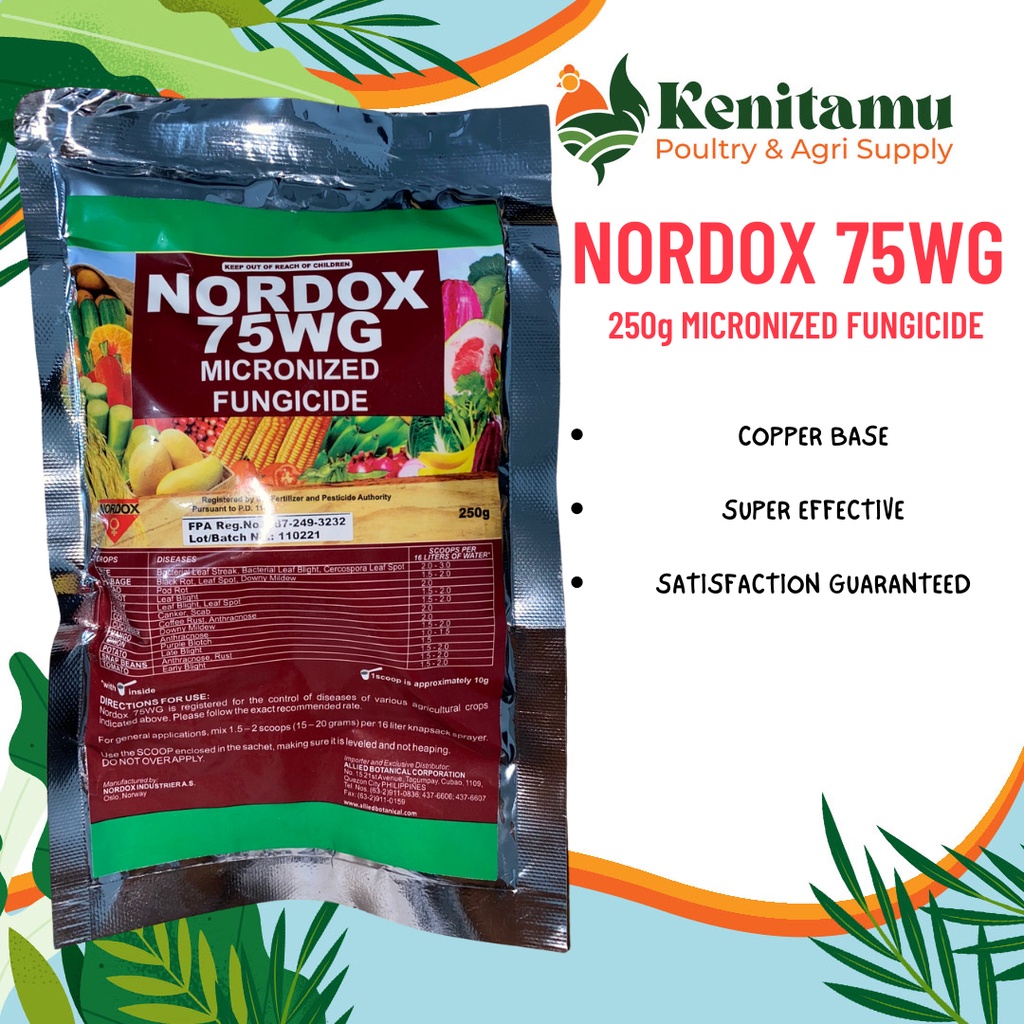 NORDOX 75WG 250g FUNGICIDE BY: NORDOX INDUSTRIER A.S. | Shopee Philippines