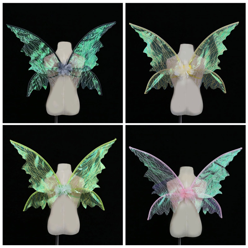 fol Fairy Wing Cape Halloween Party Cosplay Fairy Angel for Butterfly ...