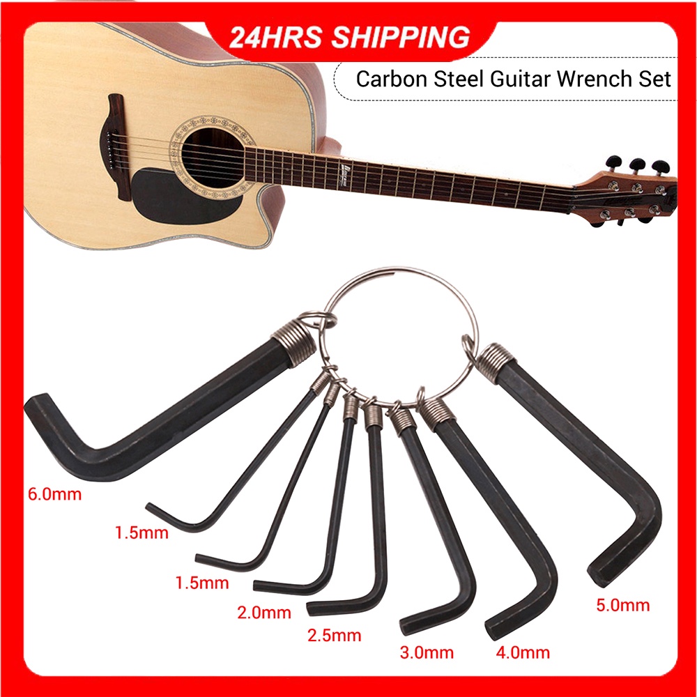Guitar Allen Key Wrench Set Hex Hexagon for Luthiers Acoustic Folk ...