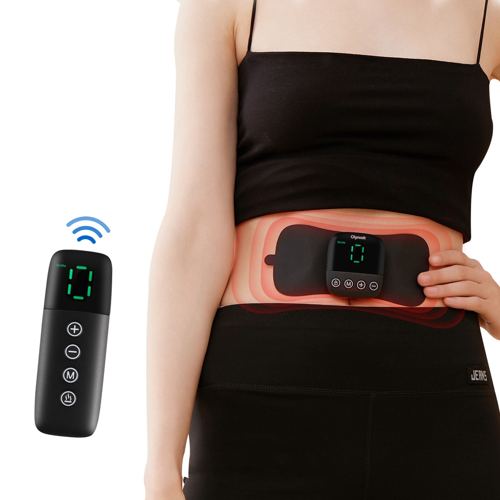 TENS Unit Muscle Stimulator Olynvolt EMS Rechargeable Smart Pain Relief ...