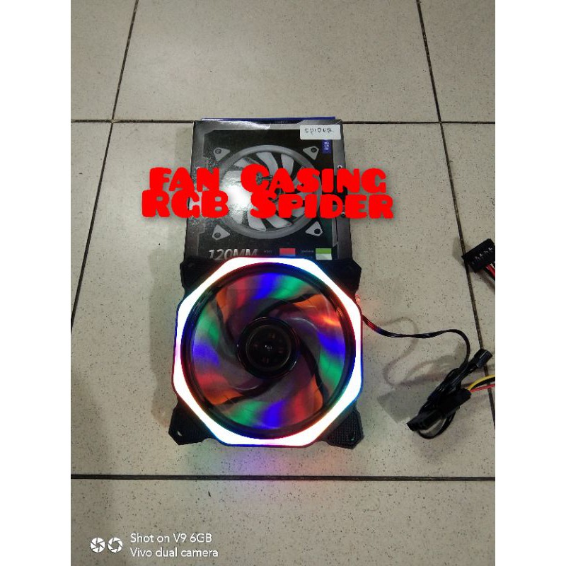 120MM Spider RGB Casing Fan | Shopee Philippines