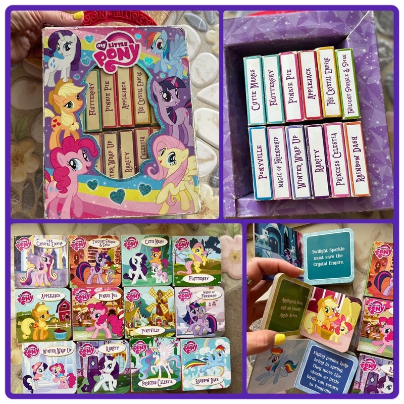 My Little Pony Characters-First Library 12 Board Book Block Set ...