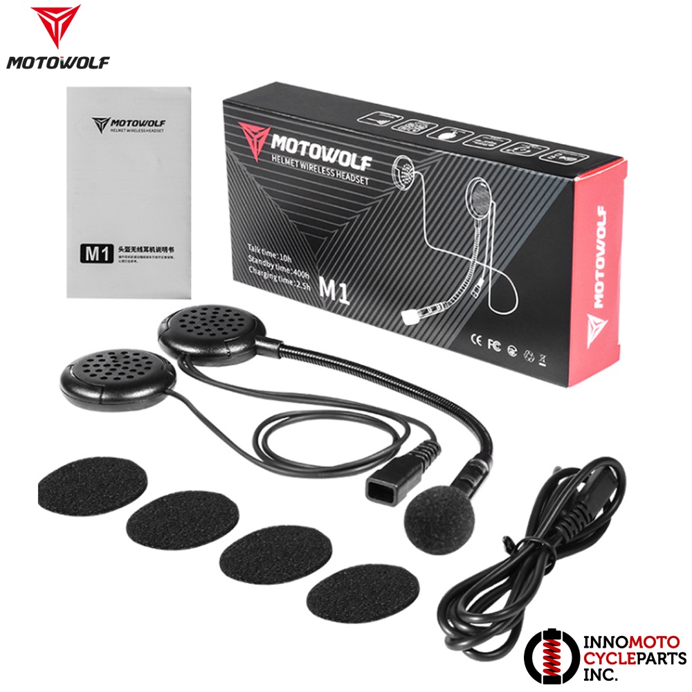 Motowolf Helmet Bluetooth Headset MDL1909 | Shopee Philippines