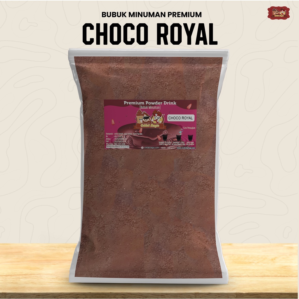 Royal CHOCO FLAVOR DRINK POWDER FOR WARKOP AND CAFE, FRANCHISE SIZE 1 ...