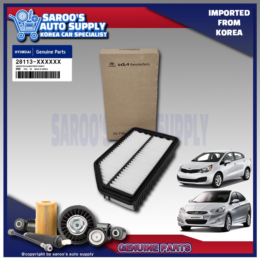 Air Filter / Air Cleaner For Hyundai Accent , Kia Rio , 28113-1R100 ...