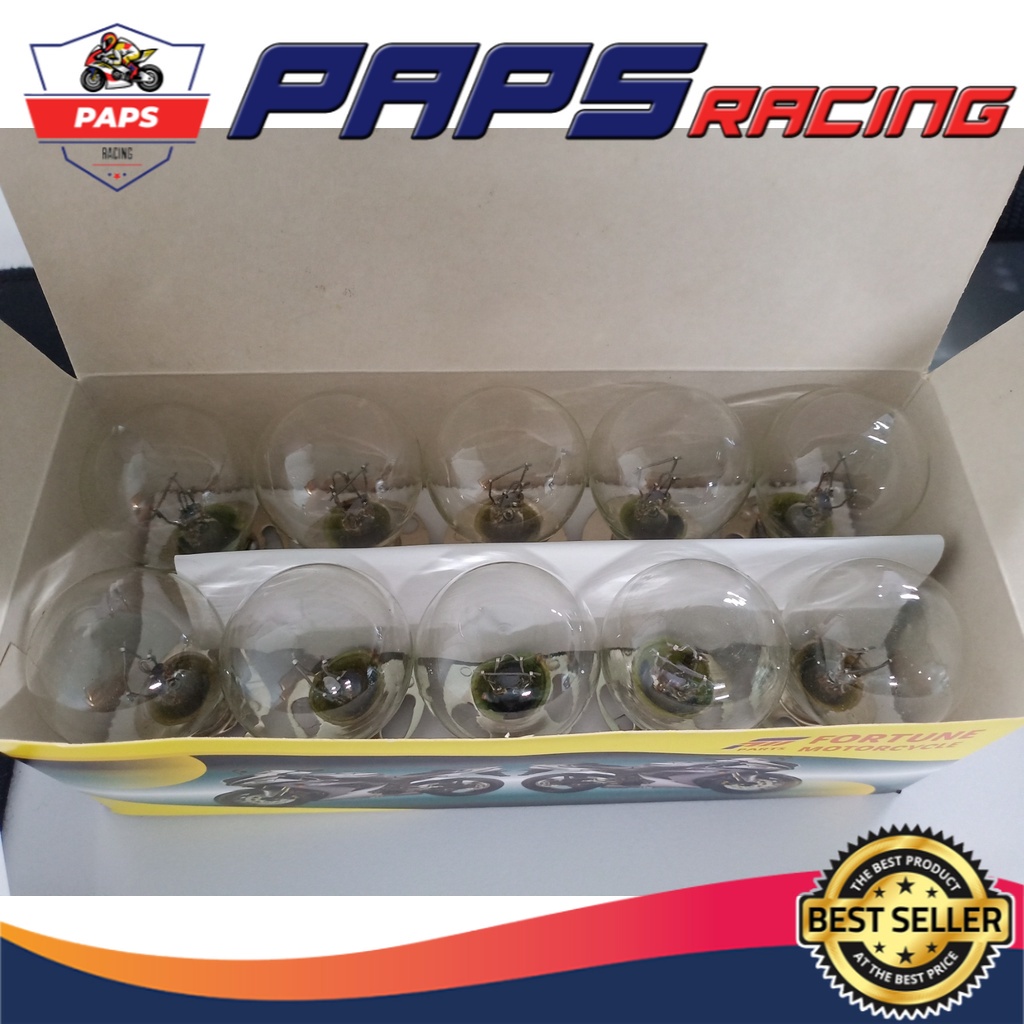 HEADLIGHT BULB SOLD PER BOX 10 PCS (T19/B35/RP30/RP35/G18) CLEAR ...