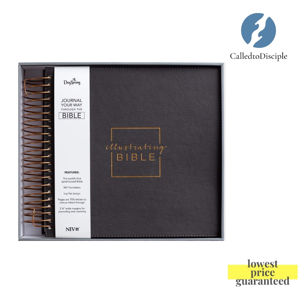 Illustrating Bible NIV (Dark Grey) - Journal your Way Through the Bible ...