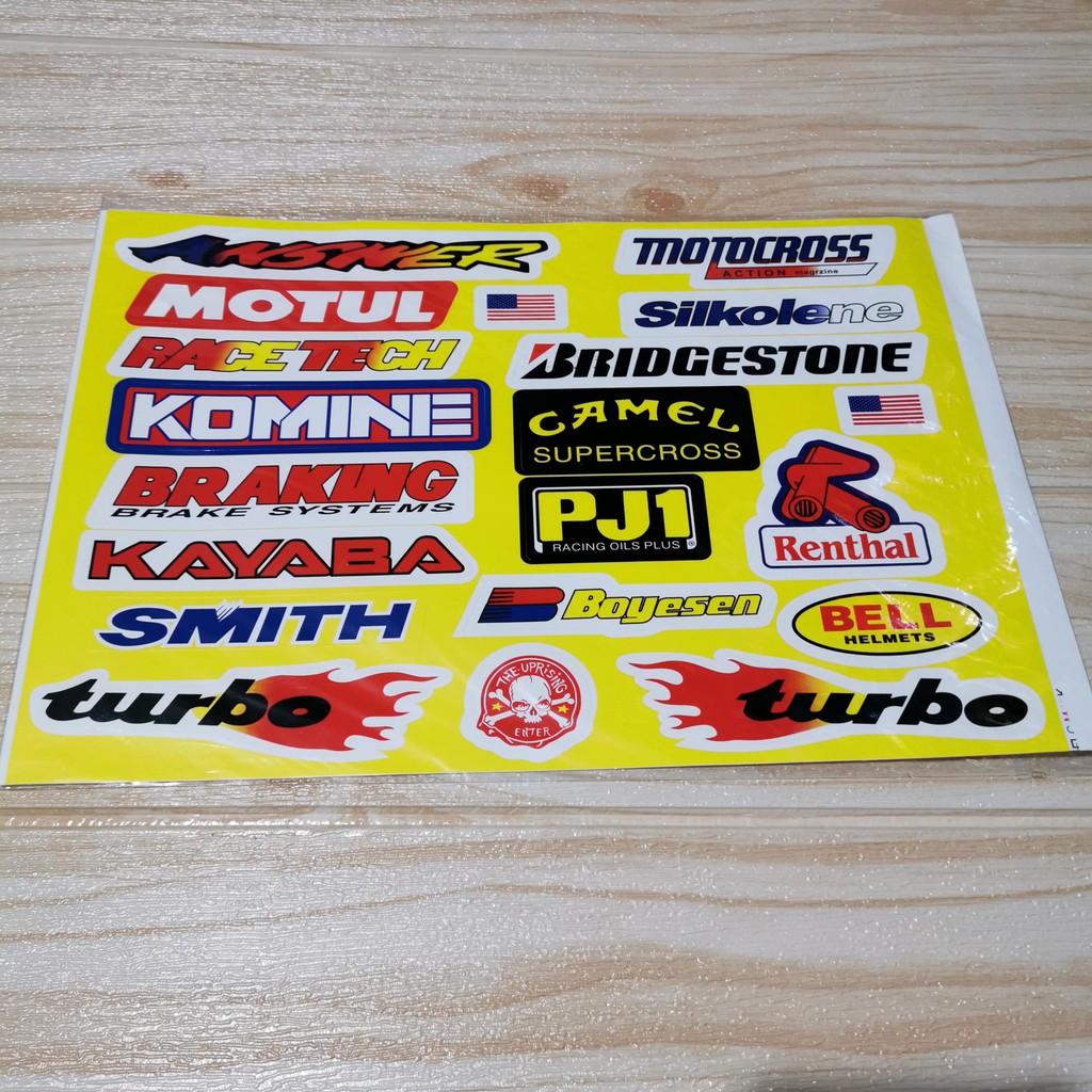 Racing Decals Motor and Car Sporting Decals | Shopee Philippines