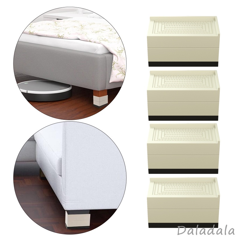 Bed Furniture Heavy Duty Desk Lifts Leg Extenders for Table Couch Chair ...