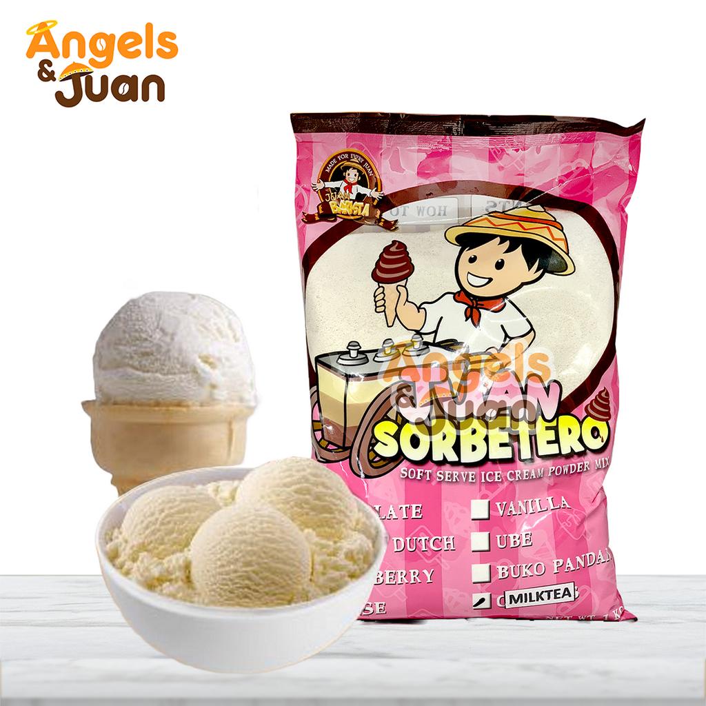 Juan Sorbetero Milktea Soft Serve Ice Cream Powder Mix for Ice Cream ...
