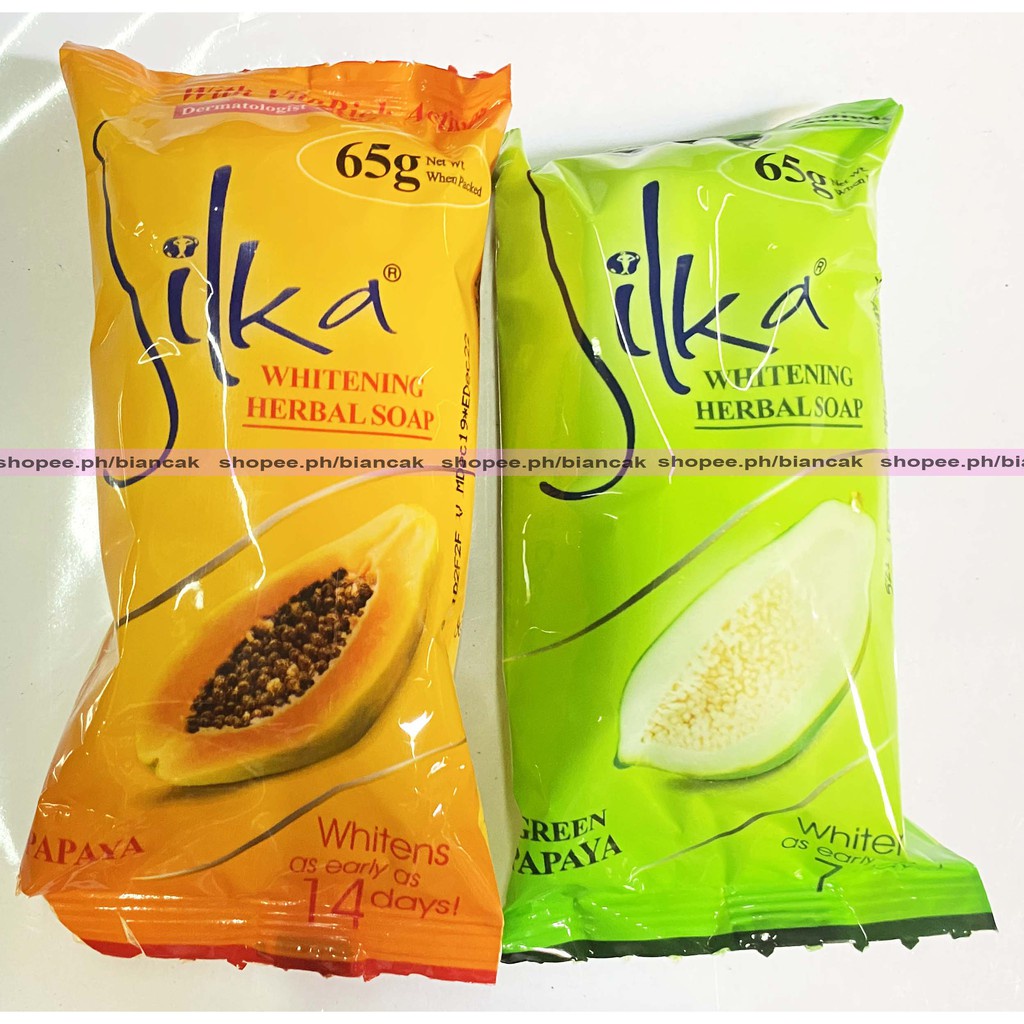 SILKA ORANGE GREEN HERBAL WHITENING PAPAYA SOAP 65G (BEAUTY SECTION ...