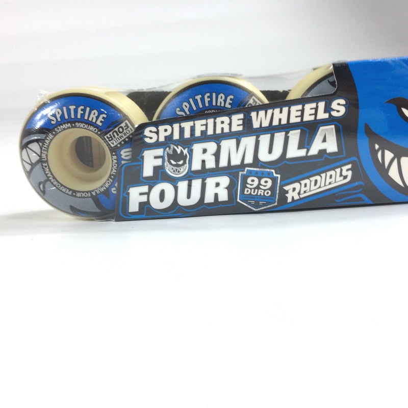 Spitfire F4 Pro skateboard wheel 99A 52MM blue F4 skateboard wheel hard ...