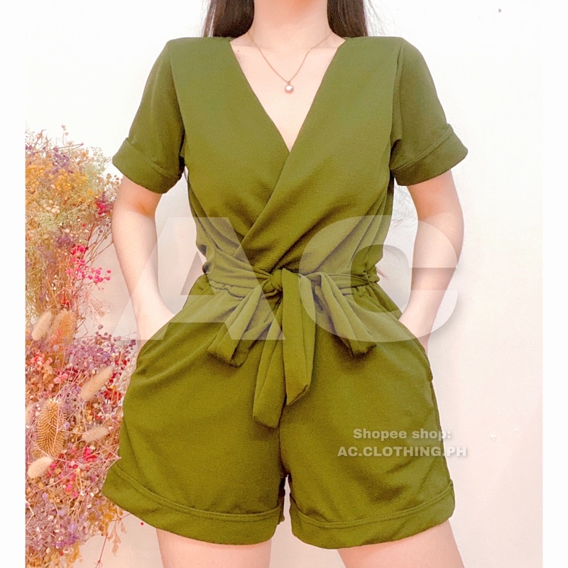 SHERYL PLAIN ROMPER | Shopee Philippines