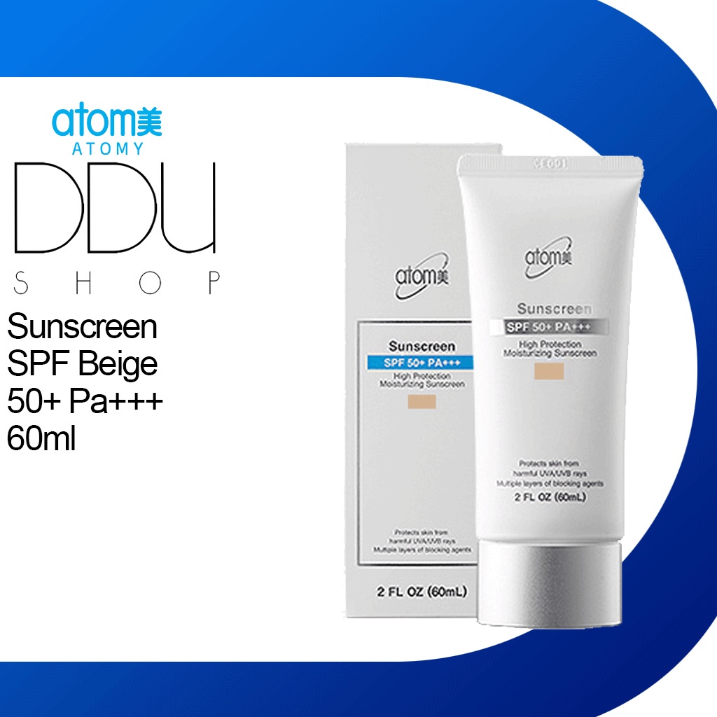 Atomy / Sunscreen SPF 50+ Pa+++ 60ml / Beige / White | Shopee Philippines