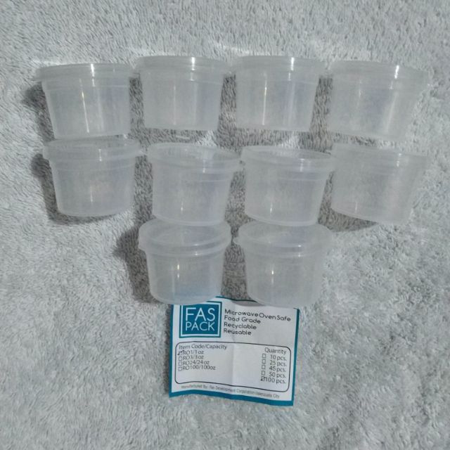 RO 1 fas pack 1 oz round container | Shopee Philippines