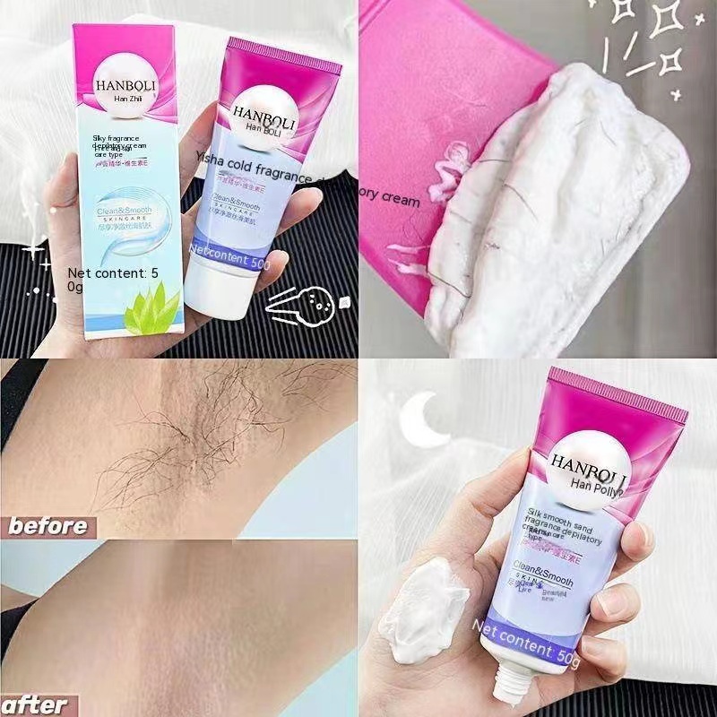 SK.Hanboli hair removal cream / hair removal Mousse Rich in plant ...
