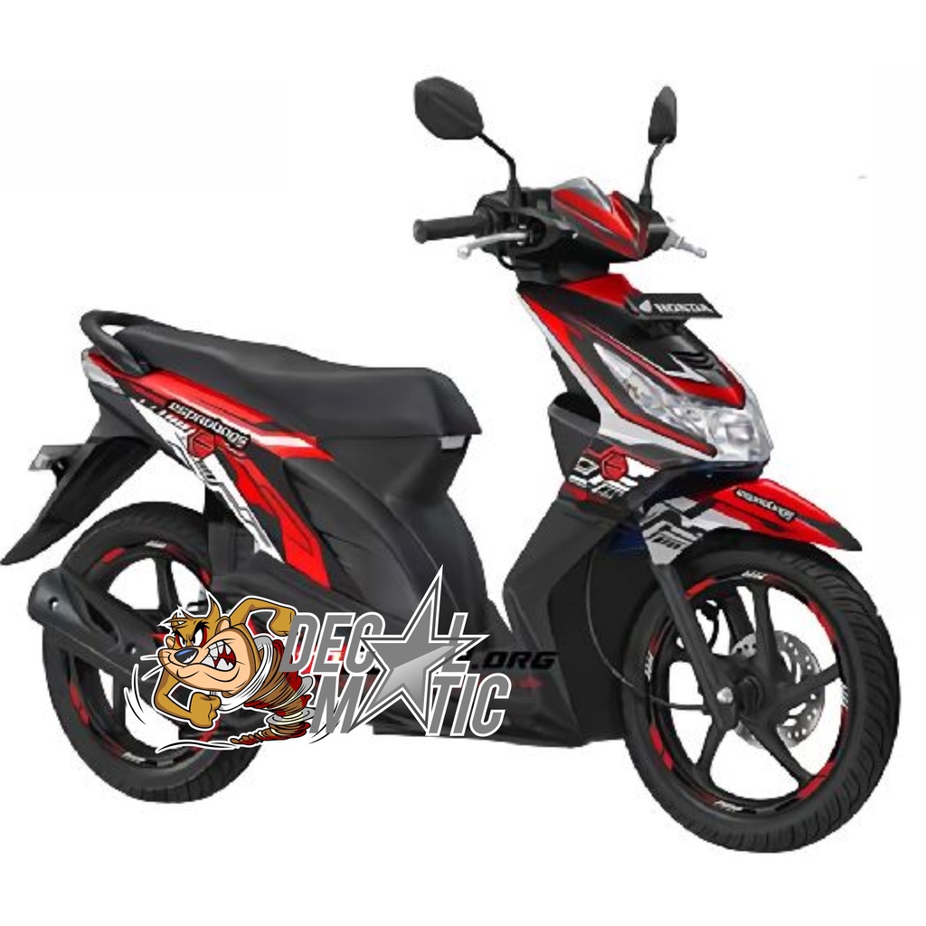 MERAH Decal Beatr Full Body Sticker Full Body Beat Carburetor, FI ESP ...