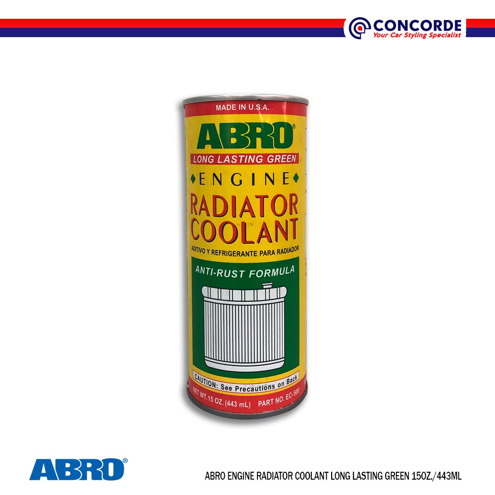 Concorde Abro Engine Radiator Coolant Long Lasting Green | Shopee ...