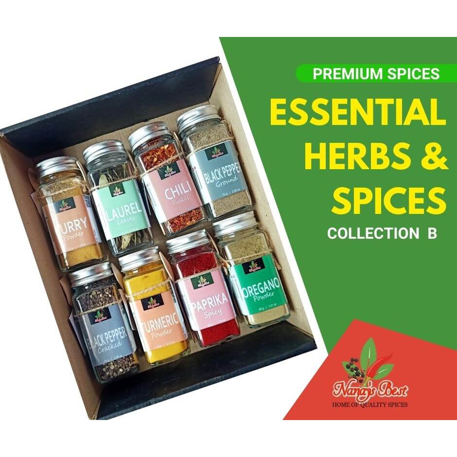 Nanay's Best Essentials Herbs & Spice Collection B | Spices and Herbs ...