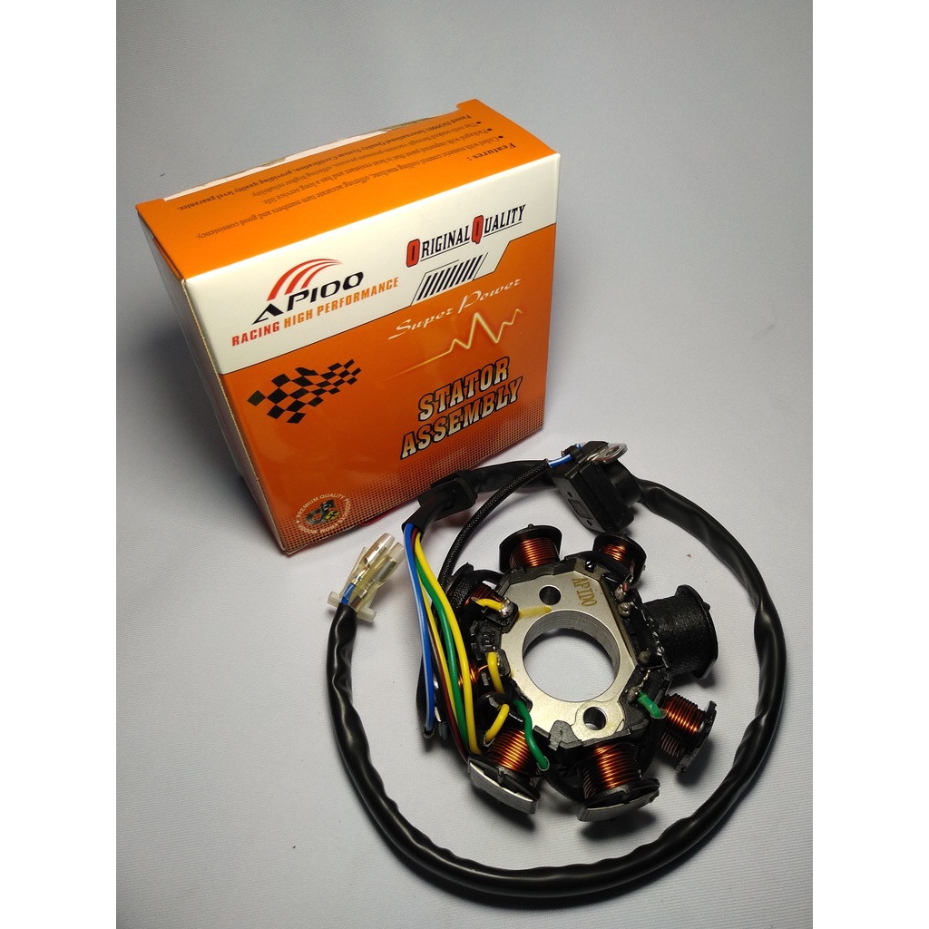 Stator Coil Assembly (XRM, Wave, TMX, Lifan, Barako, Fury, STX, CT100 ...