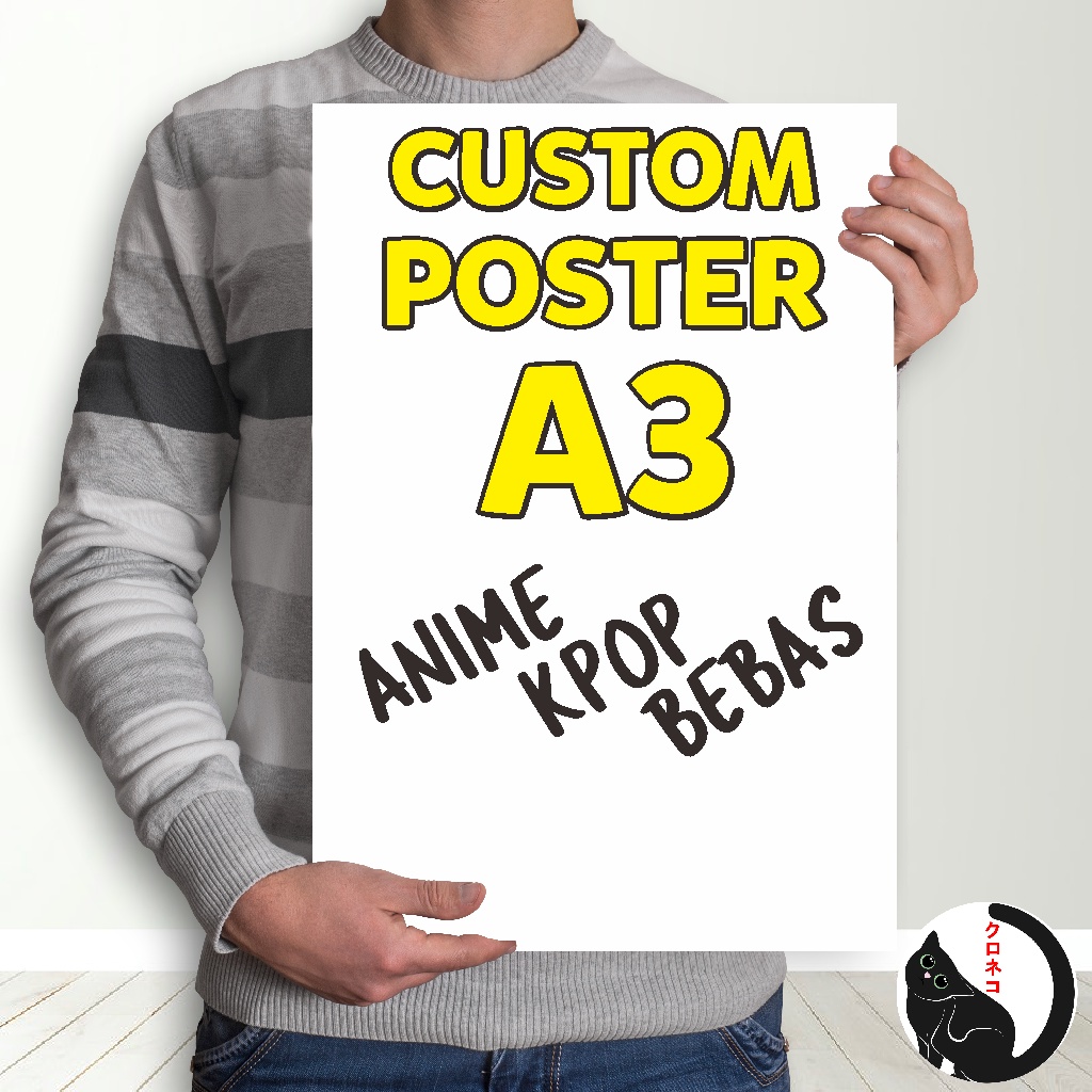 Print Custom Posters in A3+ and A4+ HD Sizes - Custom Anime Posters ...