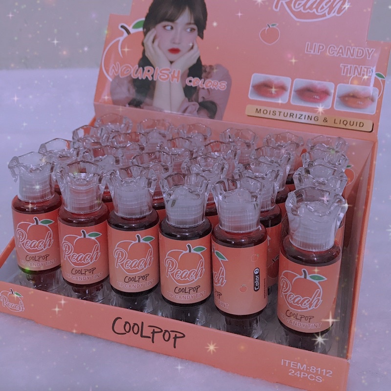 24 pcs lip tint set Korean Tint Water Candy Tint Cheek And Lip Tint ...