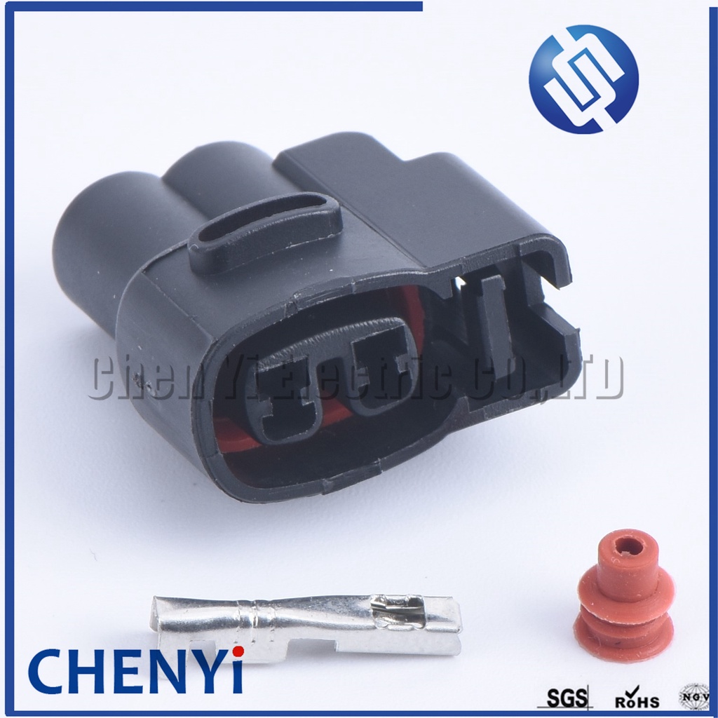 2 Pin Way Ignition Coil Female Auto Connector Plug CVVT Fuel Injector ...